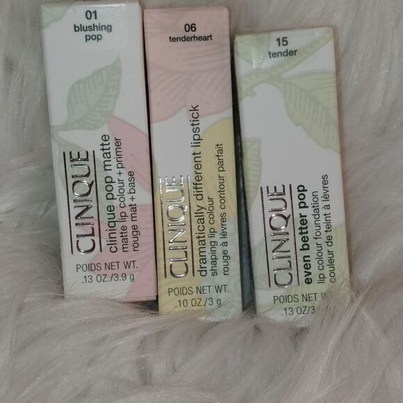 Clinique | Makeup | 3boxes Of Clinique Lip Colour | Poshmark
